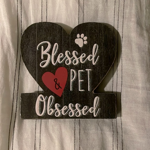 Accents | Blessed Pet Obsessed Sign | Poshmark